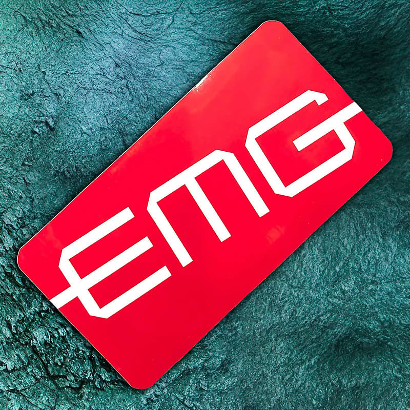 EMG PICKUPS STICKER INSANELY RARE LIMITED EDITION GUITAR CASE | Reverb