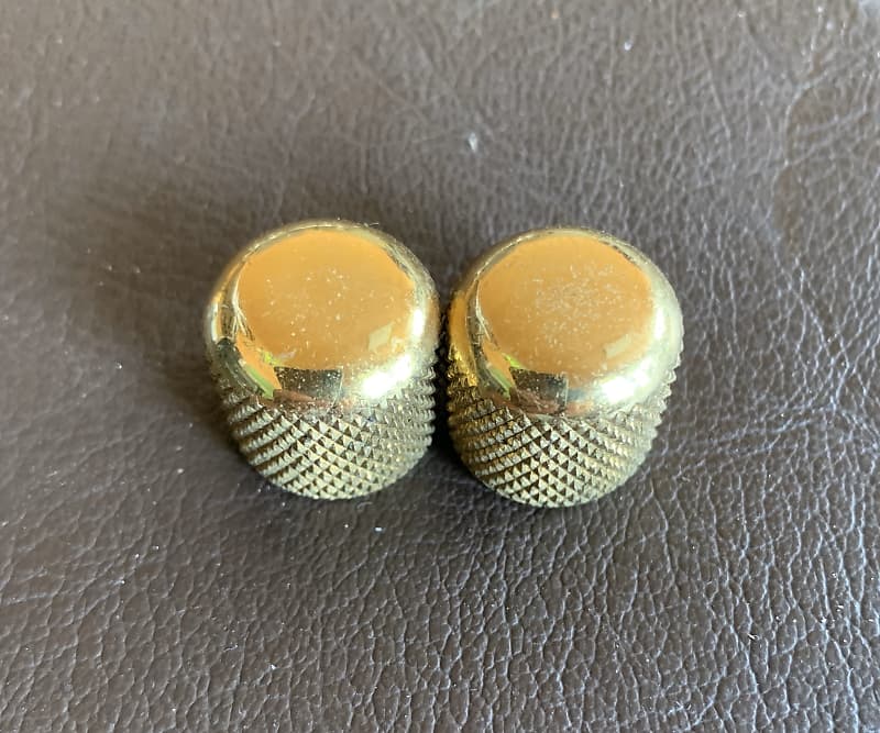 Mighty Mite Domed T Style Knobs 1976 Brass | Reverb UK