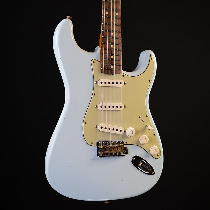Fender Custom Shop 1963 Stratocaster Journeyman - Sonic Blue | Reverb