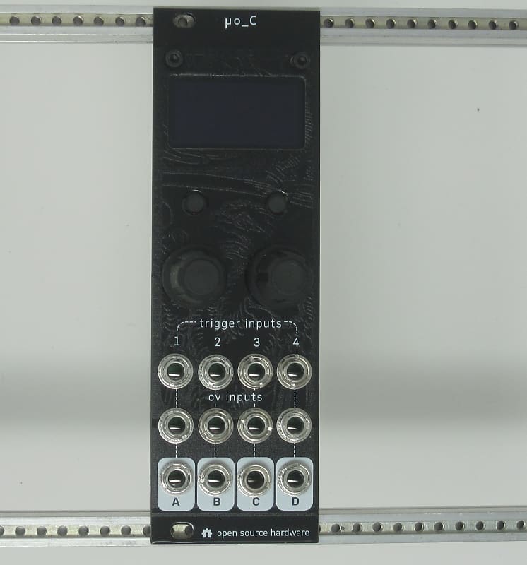 mxmxmx uO_C 8HP micro version of Ornament & Crime 2019 Black | Reverb