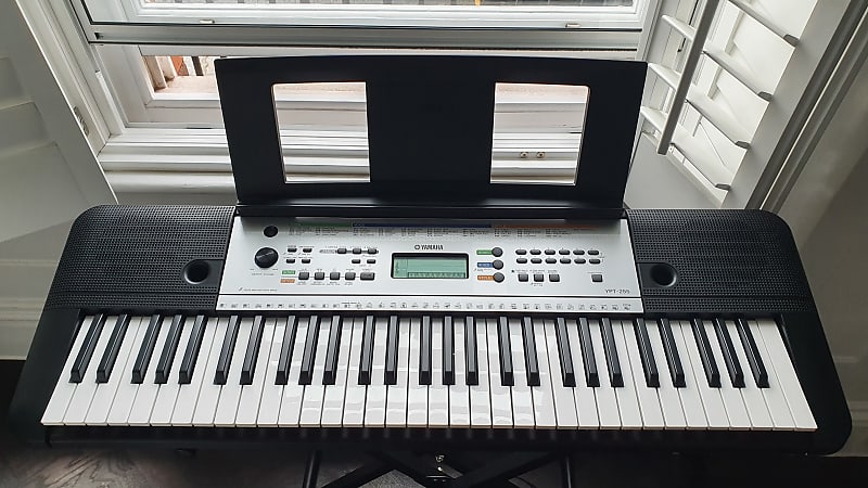 Yamaha YPT-255 61-Note Digital Keyboard, Stand & adjustable | Reverb