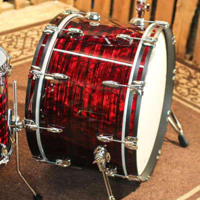 Gretsch Brooklyn Ruby Red Pearl Drum Set - | Reverb