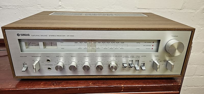 Yamaha CR-800 Natural Sound Stereo Receiver 1970s - Silver | Reverb UK