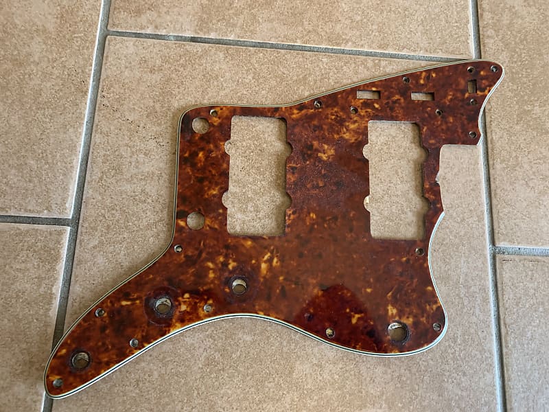 Real 1963 Fender Jazzmaster tortoise shell pickguard and | Reverb
