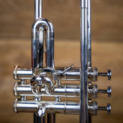 Getzen Eterna Severinson Model Trumpet in Silver w/Case | Reverb