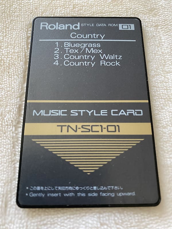 Roland TN-SC1-01 Country Style Card | Reverb