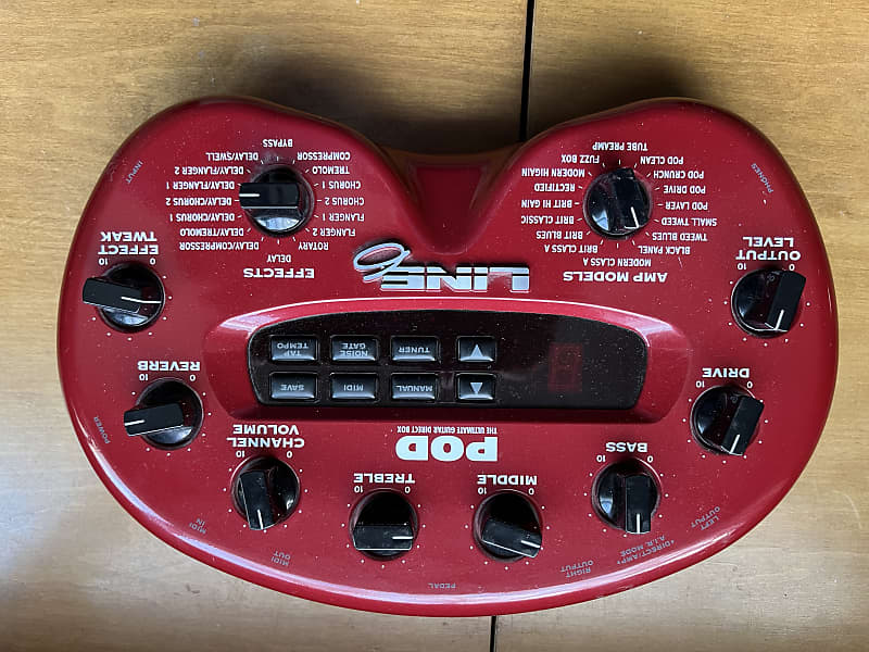 Line 6 POD Amp Modeler 2000-2010 - Red | Reverb