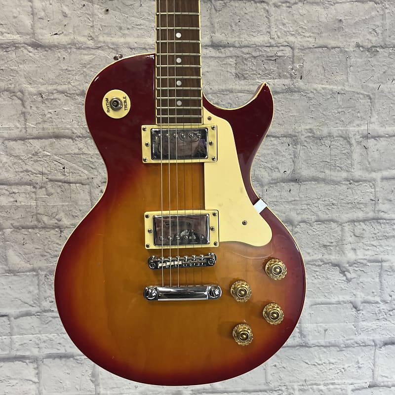 Austin LP Style Cherry Sunburst Electric Guitar | Reverb
