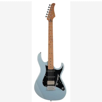 Cort M600-BB Bright Blue Guitar Mahogany Body | Reverb