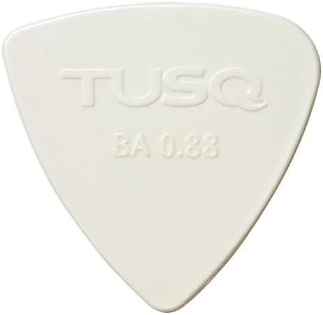 Graph Tech Tusq Picks Bi-Angle Shape 0.88mm Bright Tone White | Reverb