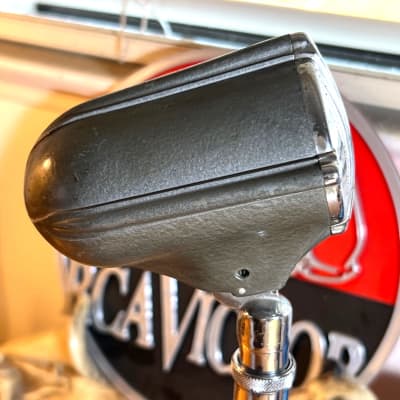 Vintage 1950's ASTATIC DN-50 Dynamic Microphone with desk | Reverb