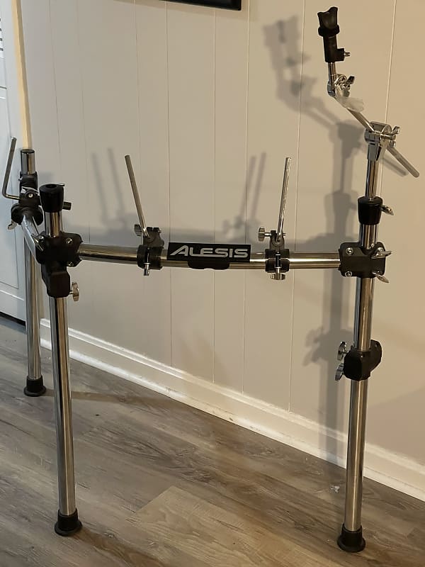 Alesis Command Pro drum rack (INCOMPLETE) - Chrome | Reverb