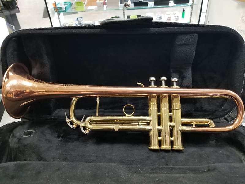 1951 C.G. Conn Copper Rose Bell Trumpet | Reverb