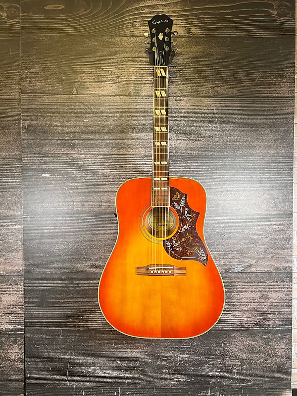 Epiphone Hummingbird Pro Acoustic Electric Guitar (Richmond, | Reverb
