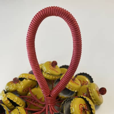 Upcycled Percussion - Bottle Cap Hand Rattle / Shaker - Topo | Reverb