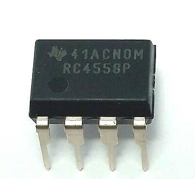 Texas Instruments RC4558P RC4558 Dual Operational Amplifier | Reverb