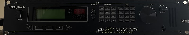 Digitech GSP 2101 Studio Tube - Black | Reverb