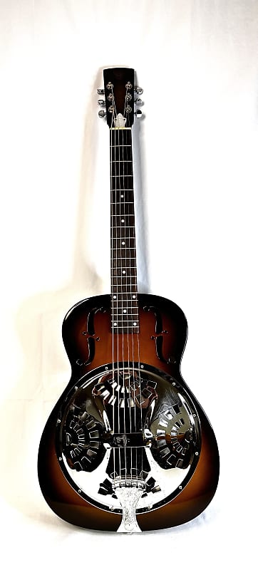 Dobro B1 Round Neck Resonator Metal body 90s - Burst | Reverb