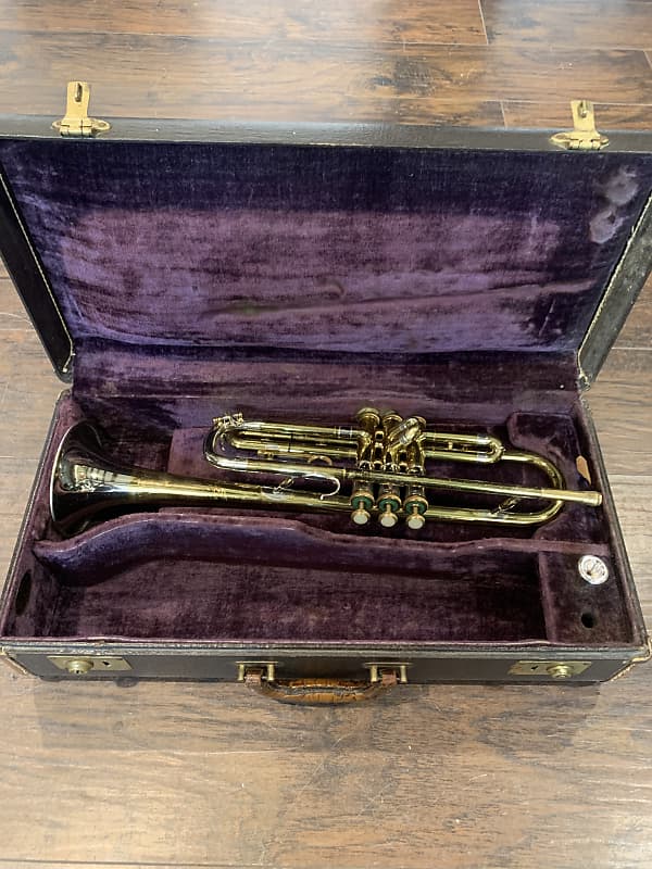 Olds Studio Trumpet 1958 - Brass/Silver | Reverb