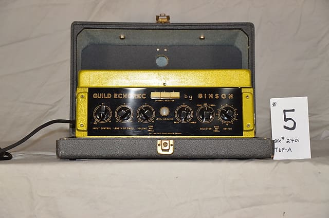 Guild Binson Echorec TF6-A 1960's - Black Panel | Reverb