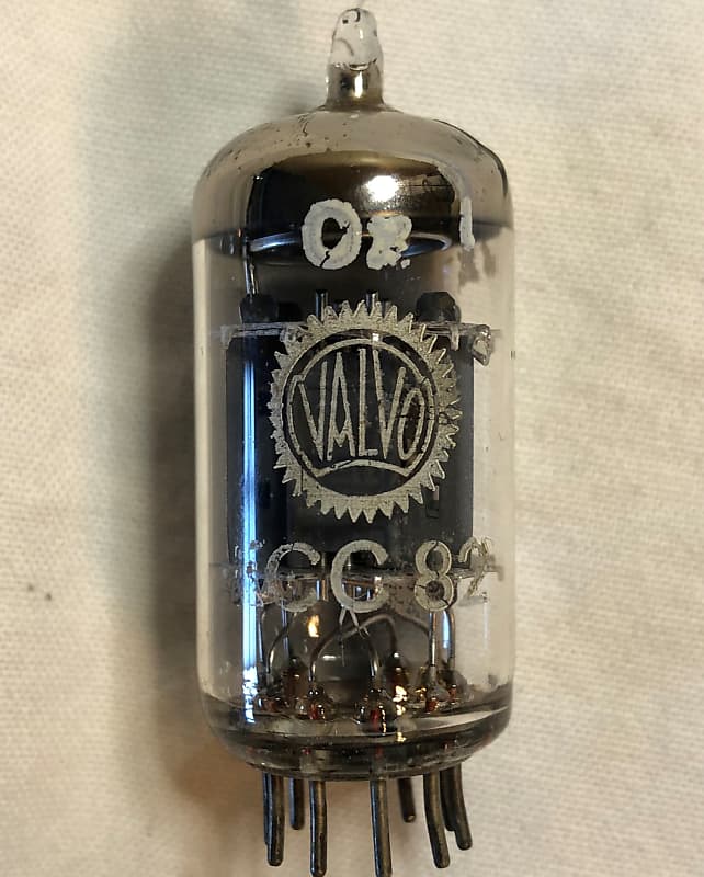 Philips "Valvo"-Branded ECC82 (12AU7) Dual Triode Driver Tube | Reverb