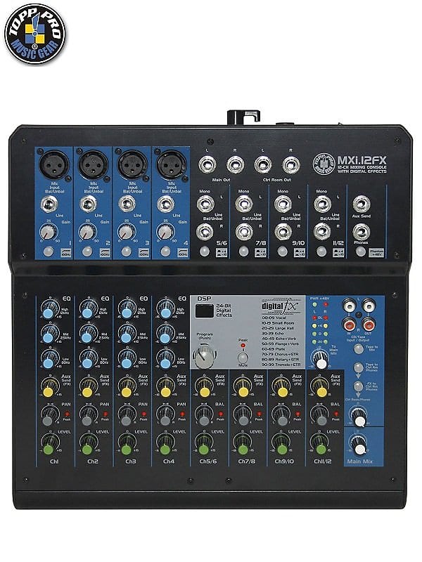 Mixer 12 canali effetti digitali Topp Pro MXI.12FX | Reverb