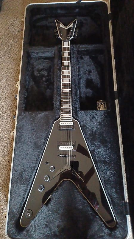 Dean Dean V Select Classic Black (left handed, Year 2020) | Reverb