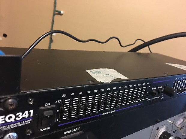 ART EQ341 Dual Channel 15-band 2/3 Octave Equalizer | Reverb