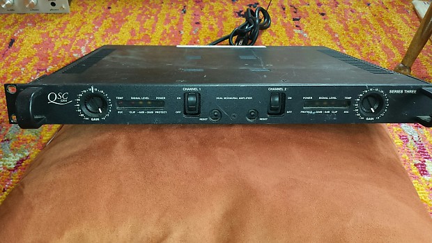 QSC 3200 Series Three Two Channel Power Amplifier FREE | Reverb