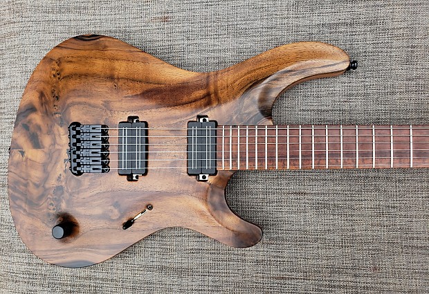 Mayones Regius Core 6 Snakewood Fretboard, 3/5" Walnut top, | Reverb