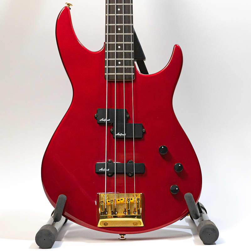 1991 Aria Pro II Viper Series Bass Electric Bass - MIJ - Red | Reverb