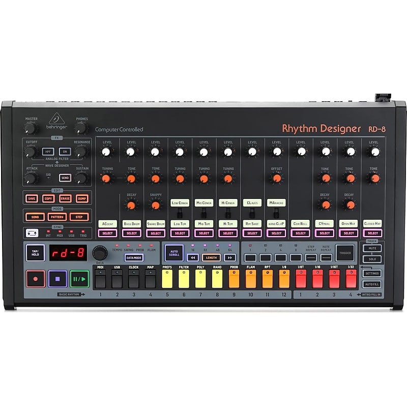 Behringer RD-8 Mk2 Analog Drum Machine | Reverb
