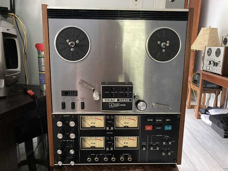 TEAC 3340s 1/4" 10.5 inch 4-Track 4-Channel Reel to Reel Tape | Reverb