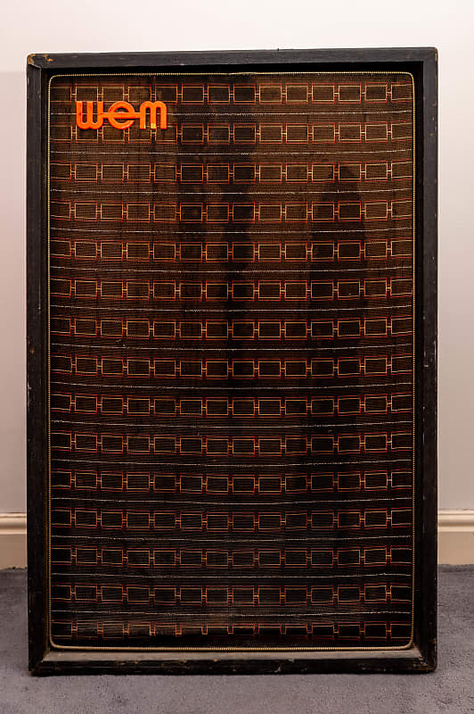WEM Super Forty Guitar and Bass Speaker Cabinet 1970s - Black | Reverb