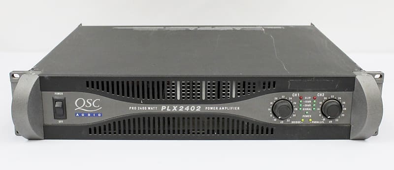 QSC PLX2402 Pro 2400 Watts Power Amplifier Amp, USED | Reverb
