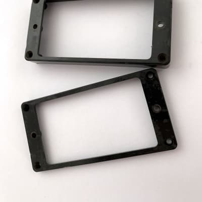 Hand aged Les Paul Pickup Rings CAB w/screws BLACK Gibson Les | Reverb