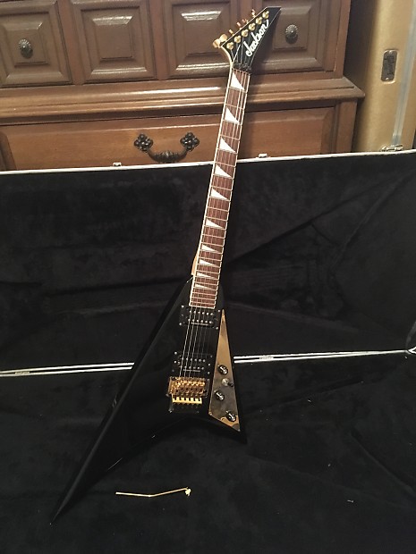 Jackson Randy Rhoads black with Floyd rose original | Reverb UK