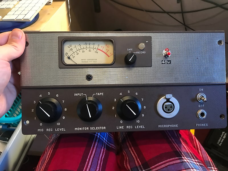 Heavily modified Holy Grail Ampex 601 mic pre preamp | Reverb