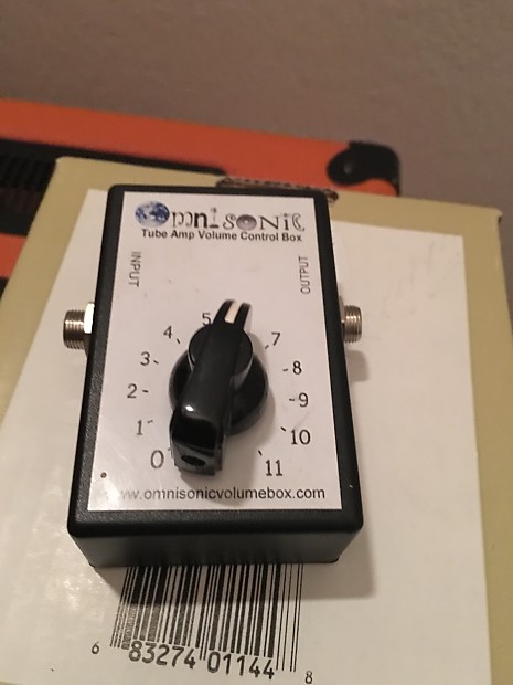 Omnisonic Tube Amp Volume Box 2013 Black | Reverb