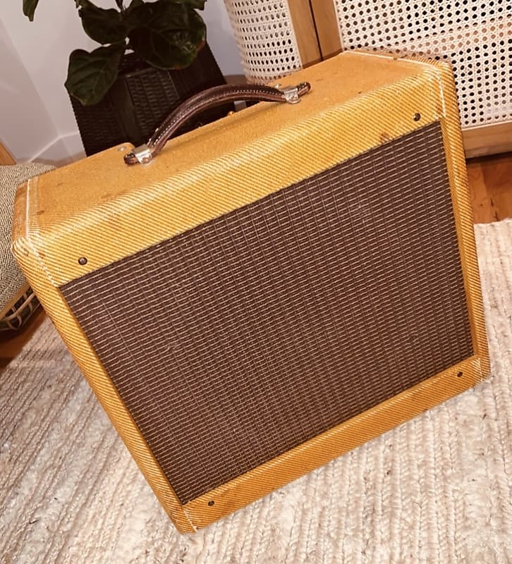 Fender Style Tweed Princeton Cabinet with Carls Custom Amp | Reverb