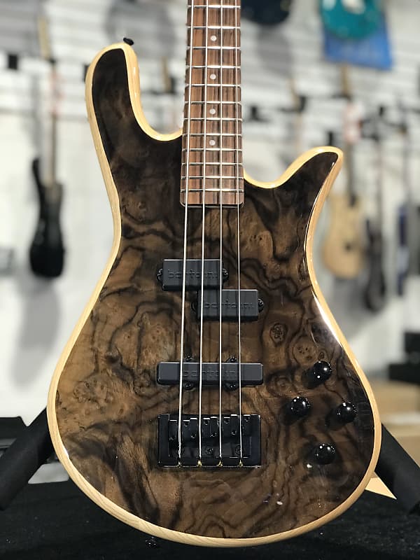 Spector Legend 4-String Electric Bass Guitar Walnut Burl w/ | Reverb