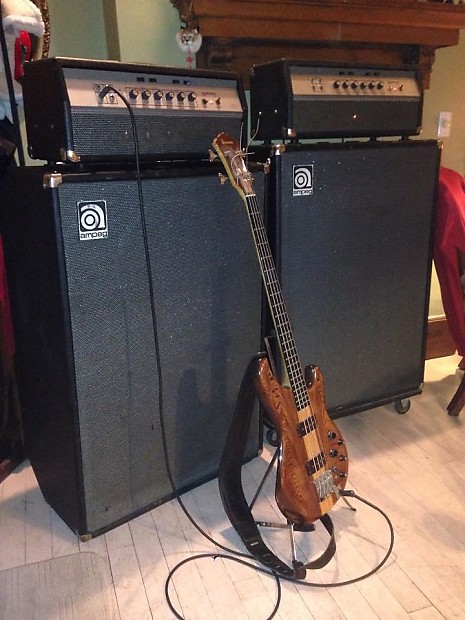 Early 70's Ampeg V6-B 2x15 cabinet | Reverb