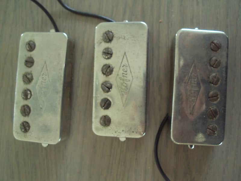 Hofner 510 type pickups, 3 match Diamond embossed. 1963 | Reverb UK