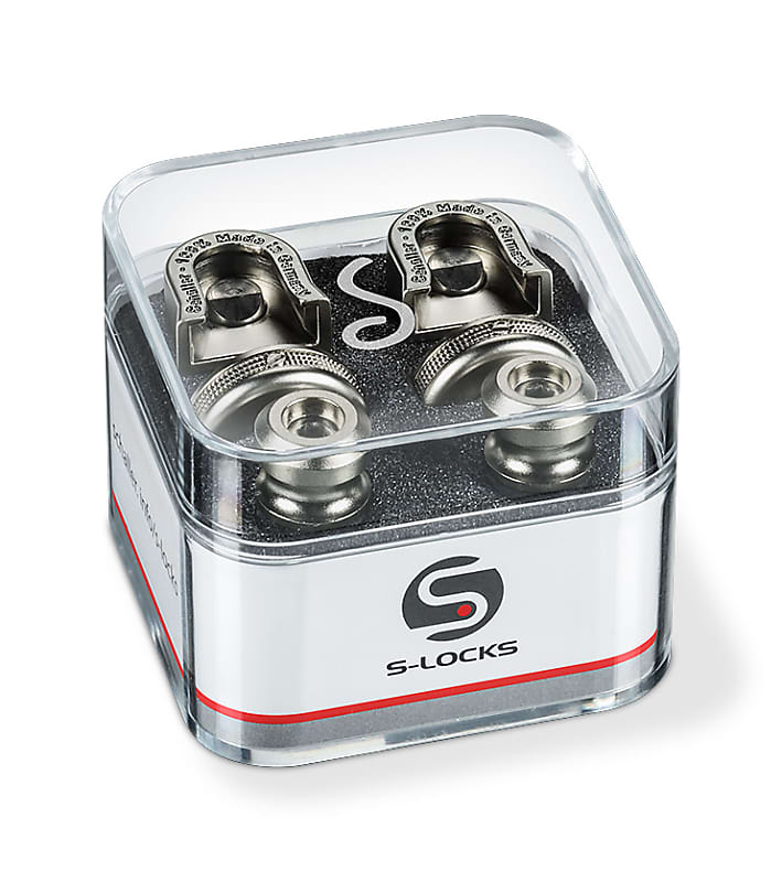 Genuine Schaller latest S-Lock Straplock. pair - Satin Pearl | Reverb Genuine Schaller latest S-Lock Straplock. pair - Satin Pearl | Reverb