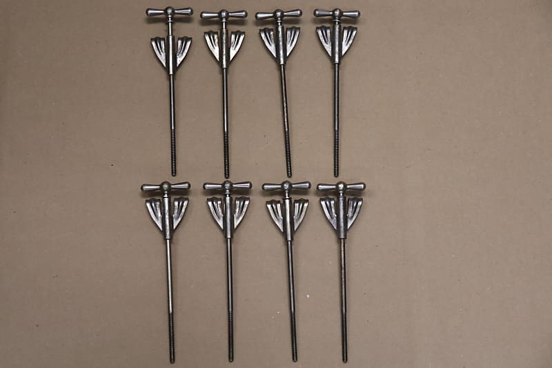 Ludwig Club Date Bass Drum T Rods & Claws 8pk Nickel | Reverb UK