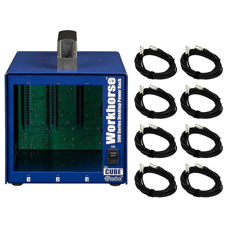 Radial Engineering Cube w/ 8 XLR Cables Bundle | Reverb