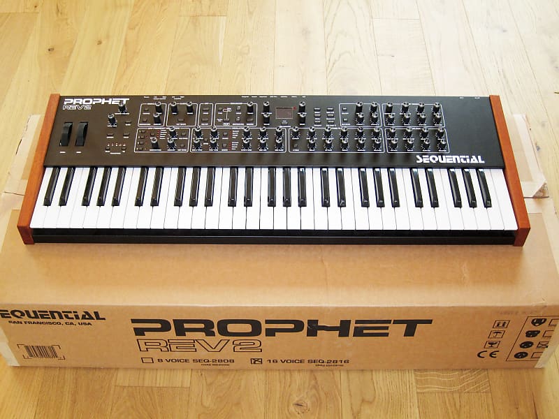 Sequential Prophet Rev2 16-Voice analog polyphonic | Reverb