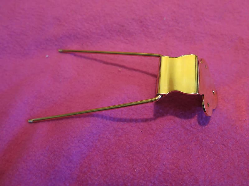 vintage USA Gibson gold wire trapeze part for es 345 347 355 | Reverb