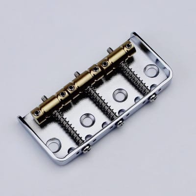 Fixed Hardtail Telecaster Tele Style Guitar Bridge with Brass | Reverb