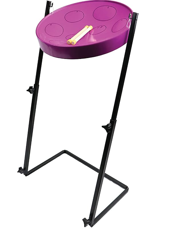 Jumbie Jam Steel Drum Kit with Metal Z-Floor Stand - Purple | Reverb